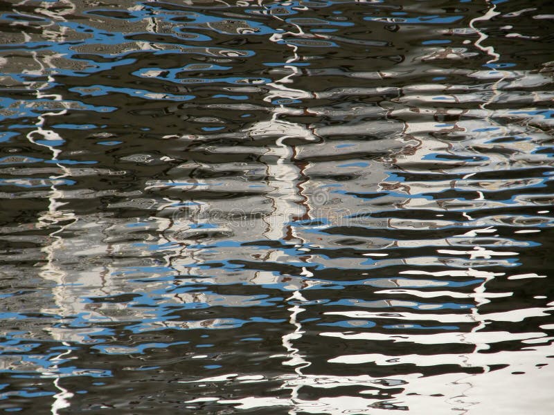 Reflection on the Waves of Water. Stock Photo - Image of pond, wave ...