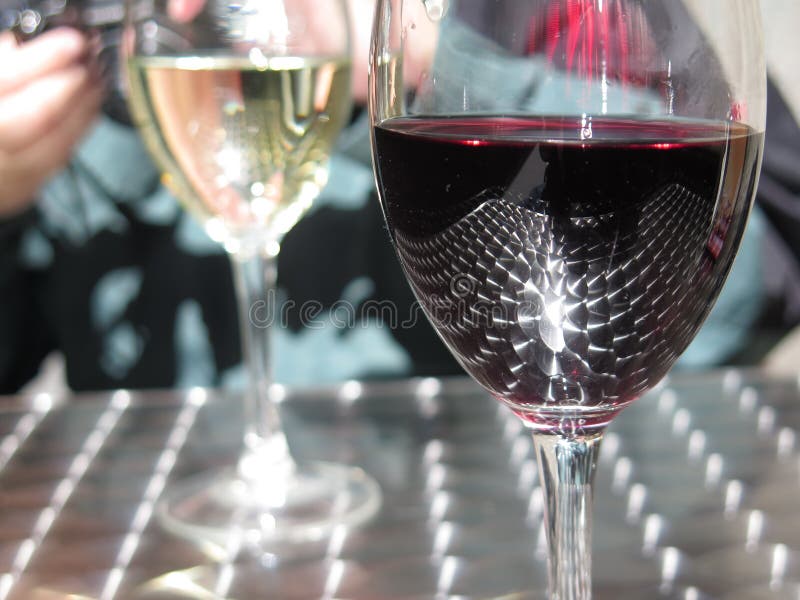 Reflection in a wine glass stock image. Image of redwine - 70764369