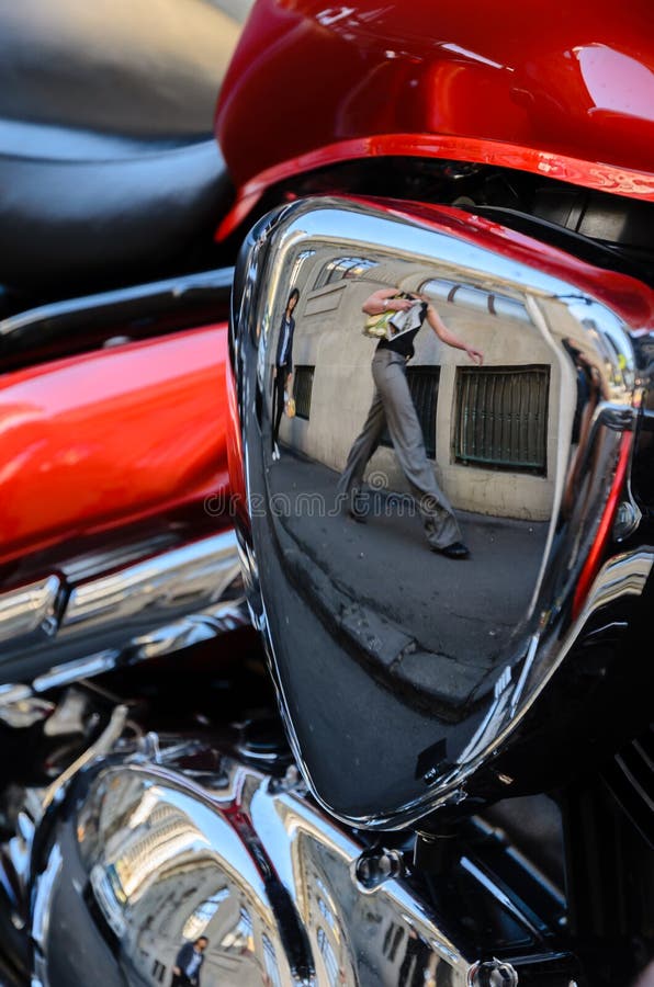 Reflections stock image. Image of reflection, motorbike - 27465539