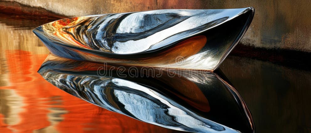Reflections in Art Abstract Paintings and Mirrored Sculptures Exploring ...