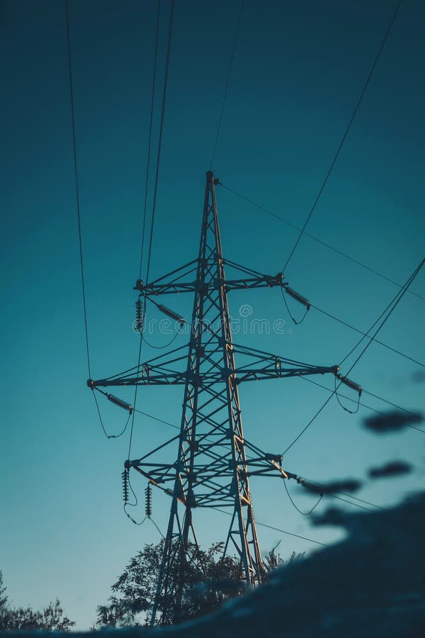 Reflections on a Body of Water with a Clear, Clear Sky in the ...