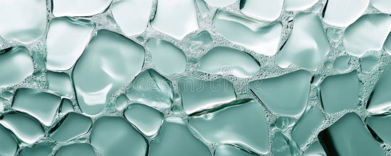 Reflections and Bubbles Form in Glass Textures Stock Illustration ...