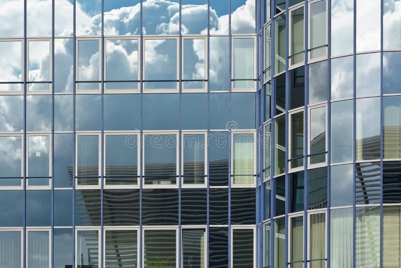 Reflections on a Building stock photo. Image of concept - 34009274