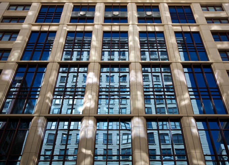 Reflections stock image. Image of mirror, building, windows - 35009129