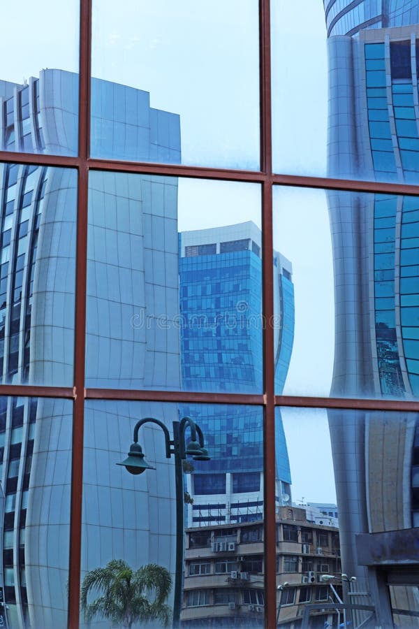 Reflections Buildings Promenade Du Paillon Nice Editorial Photo - Image ...