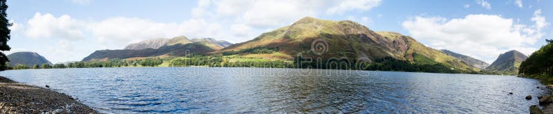 Reflections in Buttermere in Lake District Stock Photo - Image of ...