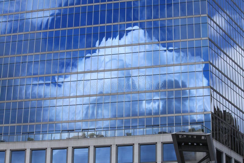 Clouds on Building stock image. Image of peaceful, clouds - 100088209