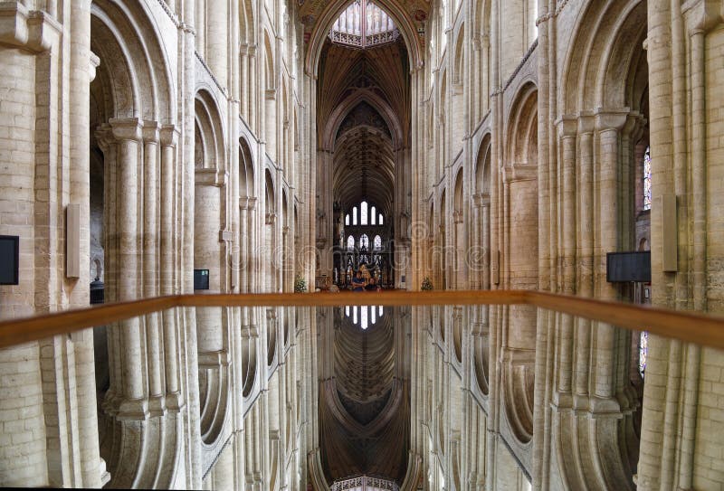 Reflections in Ely Cathedral Editorial Image - Image of holy, historical: 283362665