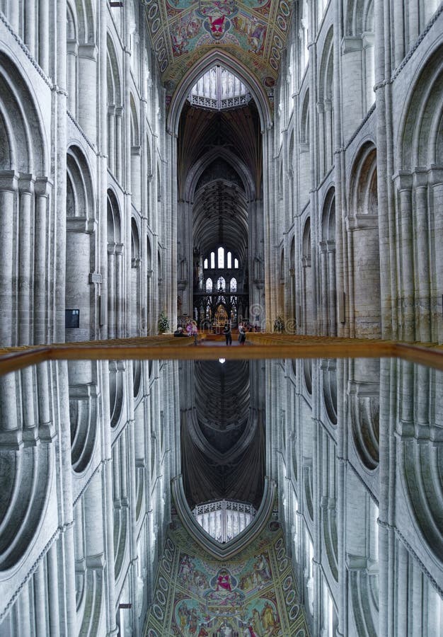 Reflections in Ely Cathedral Editorial Photography - Image of ...