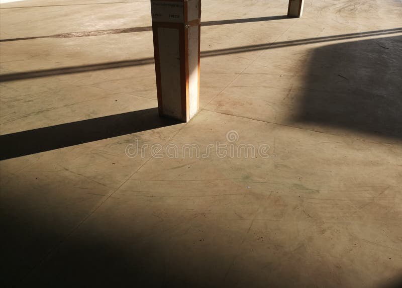 Reflections on the Floor from the Morning Sun Stock Image - Image of ...
