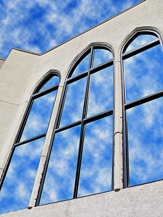Reflections in Glass 4 stock image. Image of window, churches - 7699