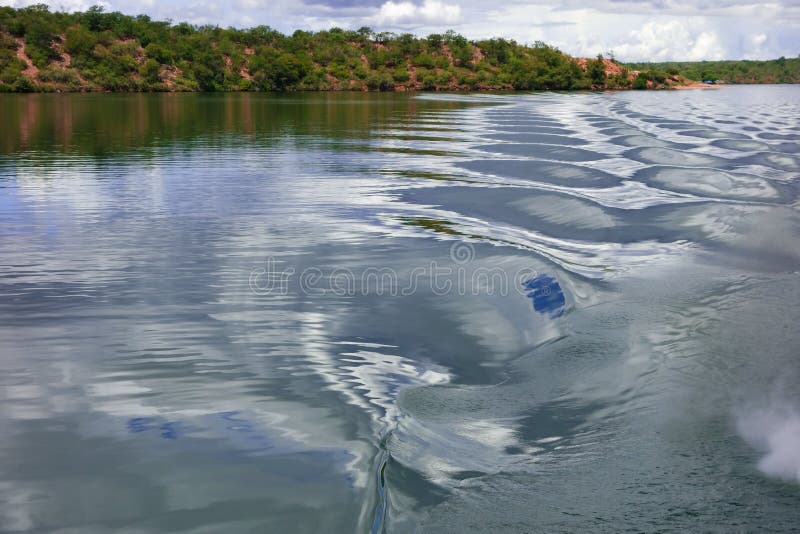 Reflections on Green Waters Stock Image - Image of attraction ...