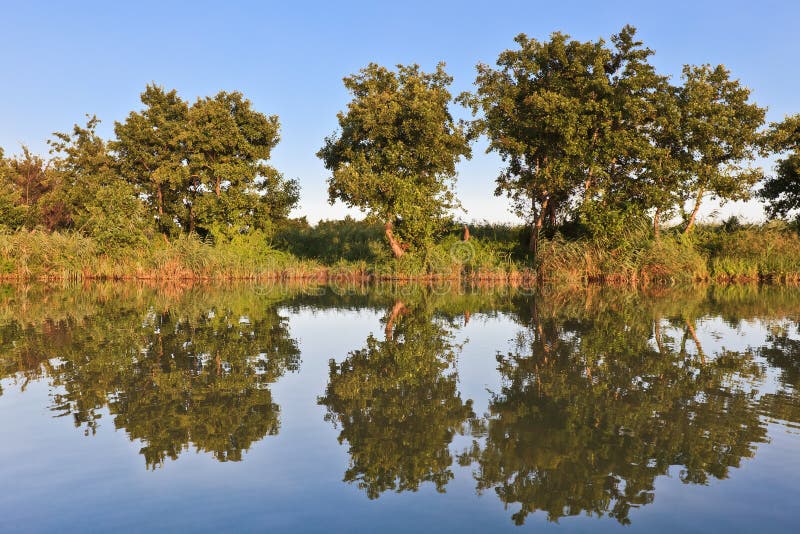 Reflections on lake stock photo. Image of nature, reflection - 26365666