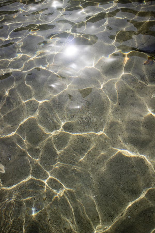 Reflections of Light on the Waves of the Sea Stock Image - Image of ...