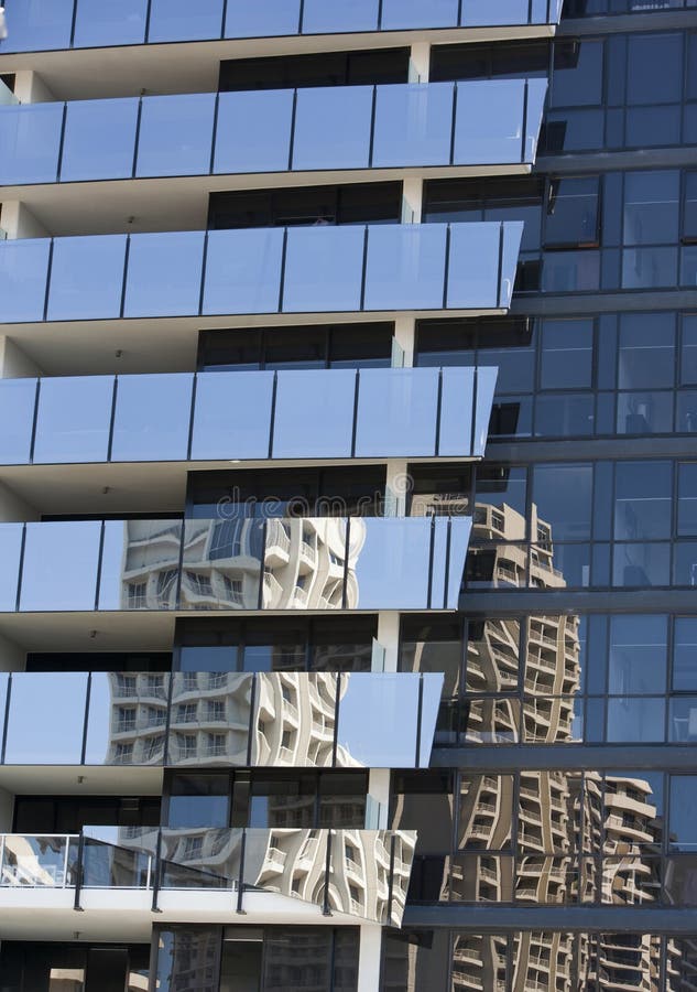 Reflections of Modern Building Stock Photo - Image of modern, building ...