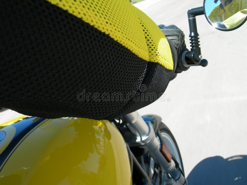 Reflections on Motorcycle Ride Stock Photo - Image of breeze, corner ...