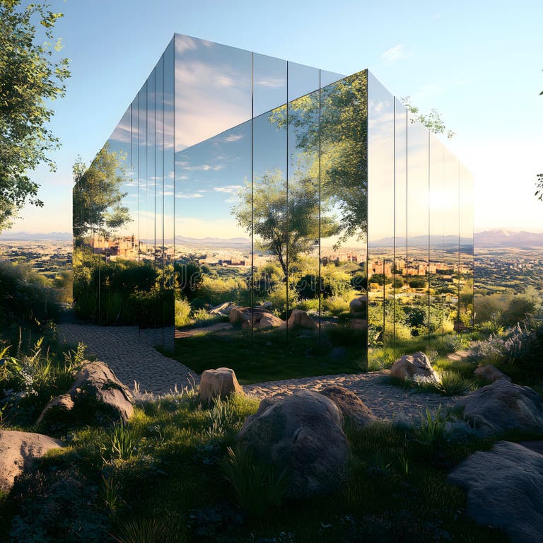 Reflections of Nature Captured in a Stunning Mirrored Structure at ...