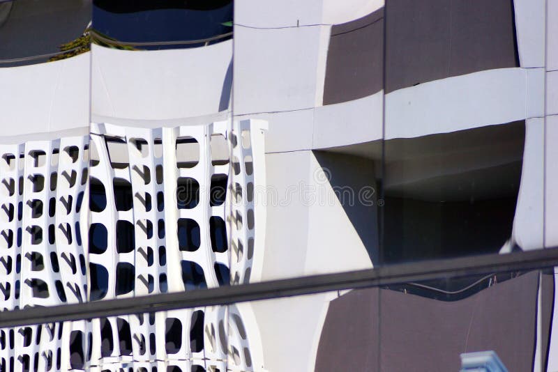 Reflections in Plate Glass Windows, Abstract Image Stock Image - Image ...