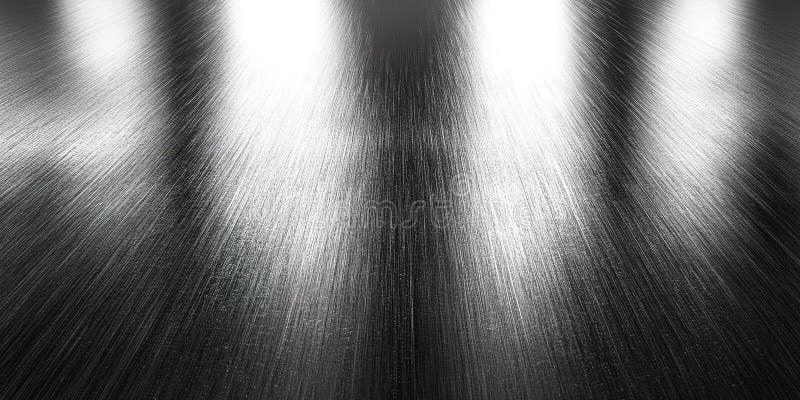 Reflections on Polished Metal Surface in Bright, Ambient Light Creating ...