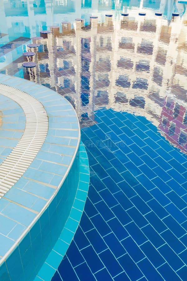 Reflections on pool stock photo. Image of reflection - 68915922