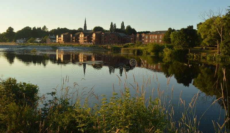 Exeter quay stock photo. Image of town, landscape, sunset - 126783262