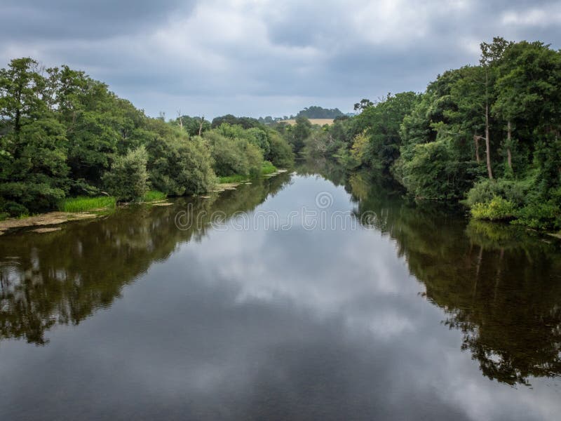 Reflections on River Flesk, Killarney, County Kerry Stock Photo - Image ...