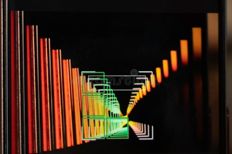 Reflections in the Screens of the Phone for Filming from a Digital ...