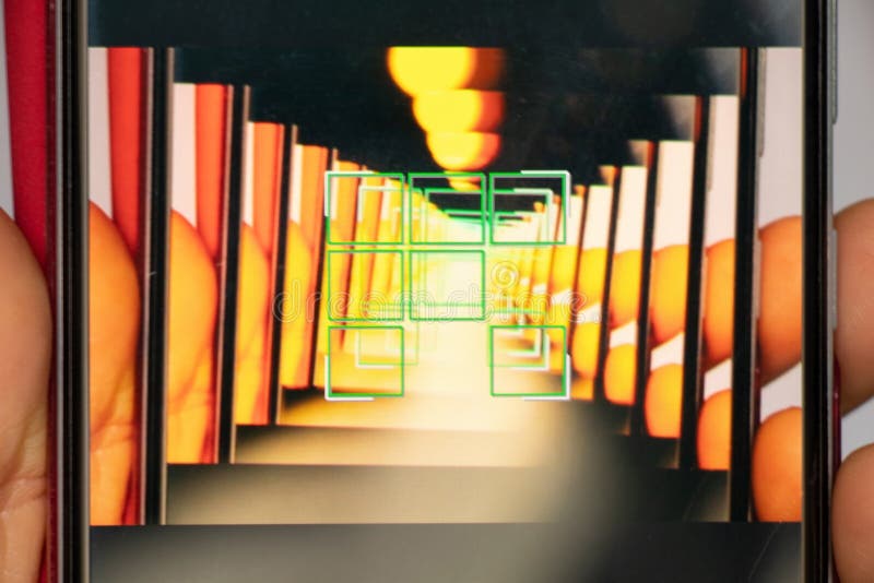 Reflections in the Screens of the Phone for Filming from a Digital ...