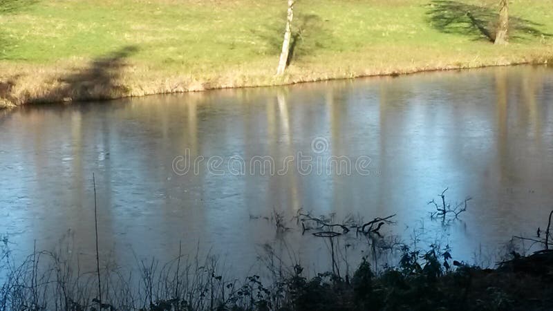 Reflections & Shadows of Nature Stock Image - Image of water, shadows ...