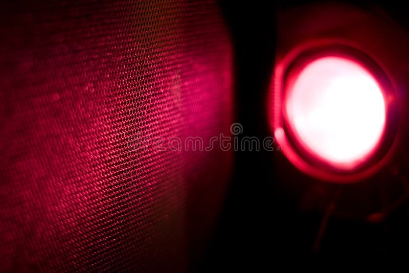 Reflections of Spot Light on Red Decoration Fabric Stock Photo - Image ...