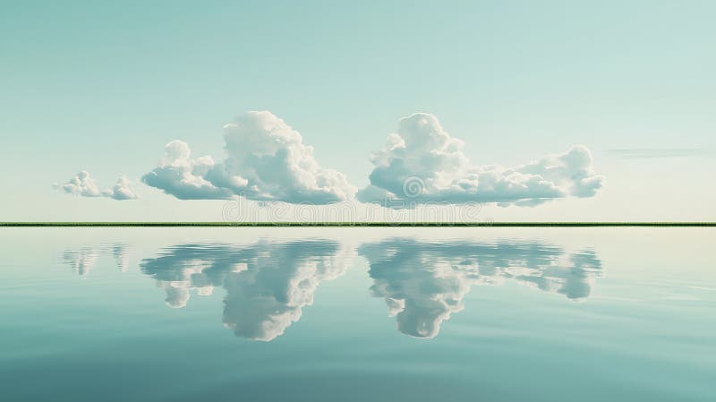 Reflections on Still Water Nature Landscape Tranquil Environment Serene ...