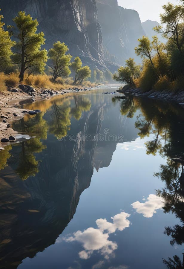 Mirror of Nature: Reflections in the Still Waters of River Klukhor ...