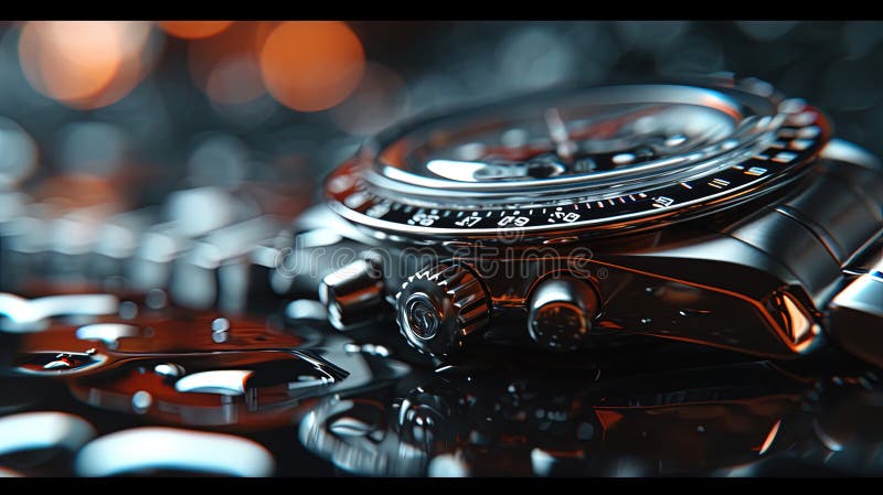 Reflections of Time stock illustration. Illustration of intricate ...