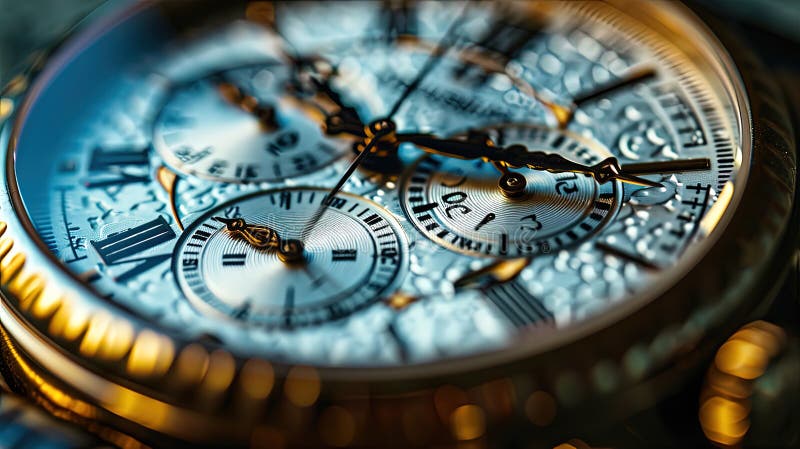 Reflections of Time stock illustration. Illustration of computer ...