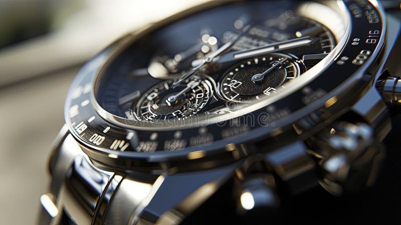 Reflections of Time stock illustration. Illustration of computer ...