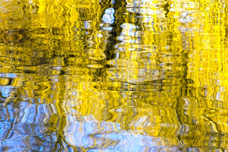 Reflections in the Water, Abstract Nature Background Stock Image ...