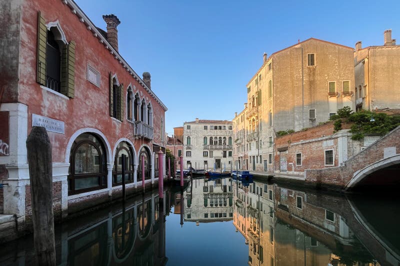Venice Reflections editorial stock photo. Image of venice - 67685193