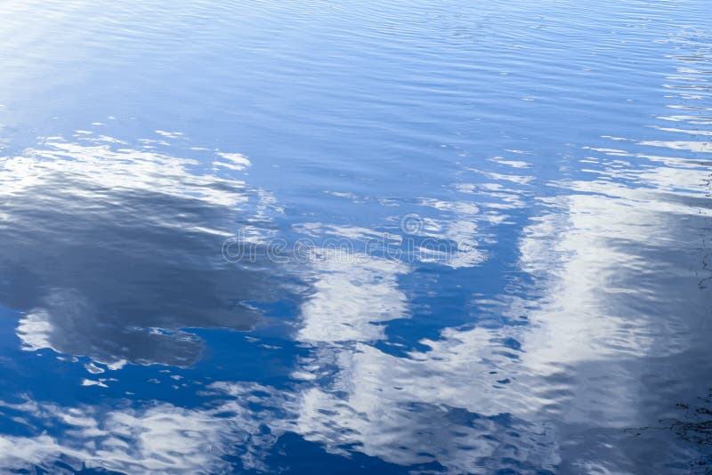 Reflections in Water Make a Relaxing Abstract Background Stock Photo ...