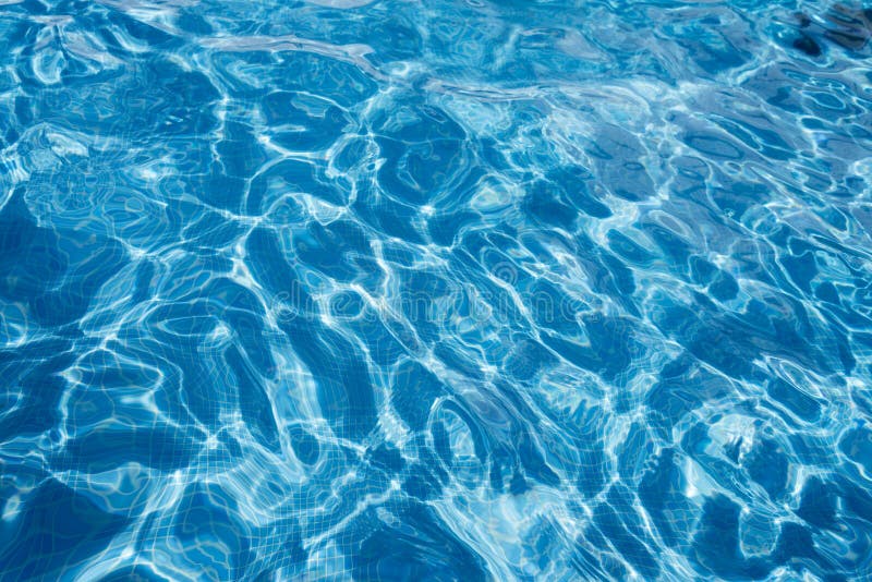 Reflections in the Water of a Pool. Stock Image - Image of swim, liquid ...