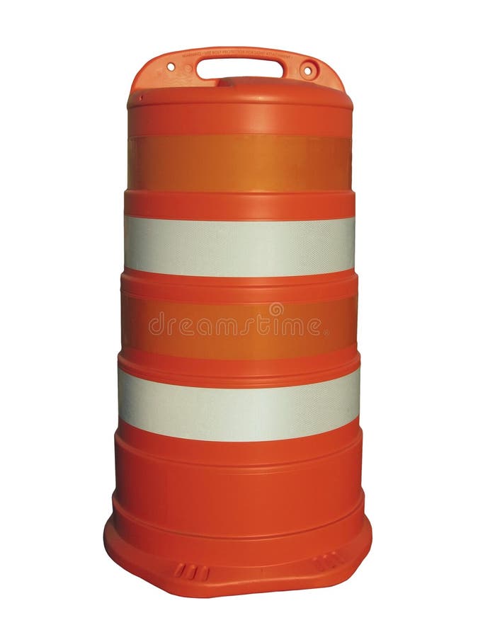 Builder Worker Pouring Concrete into Barrel Stock Image - Image of ...