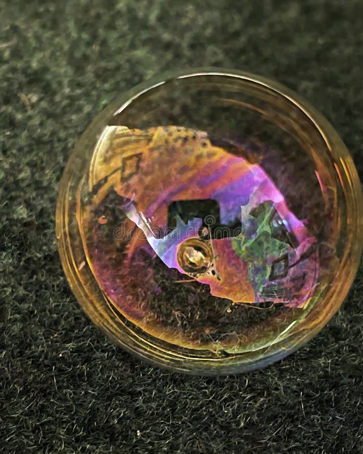 Reflective bubble stock photo. Image of room, reflecting - 210691890