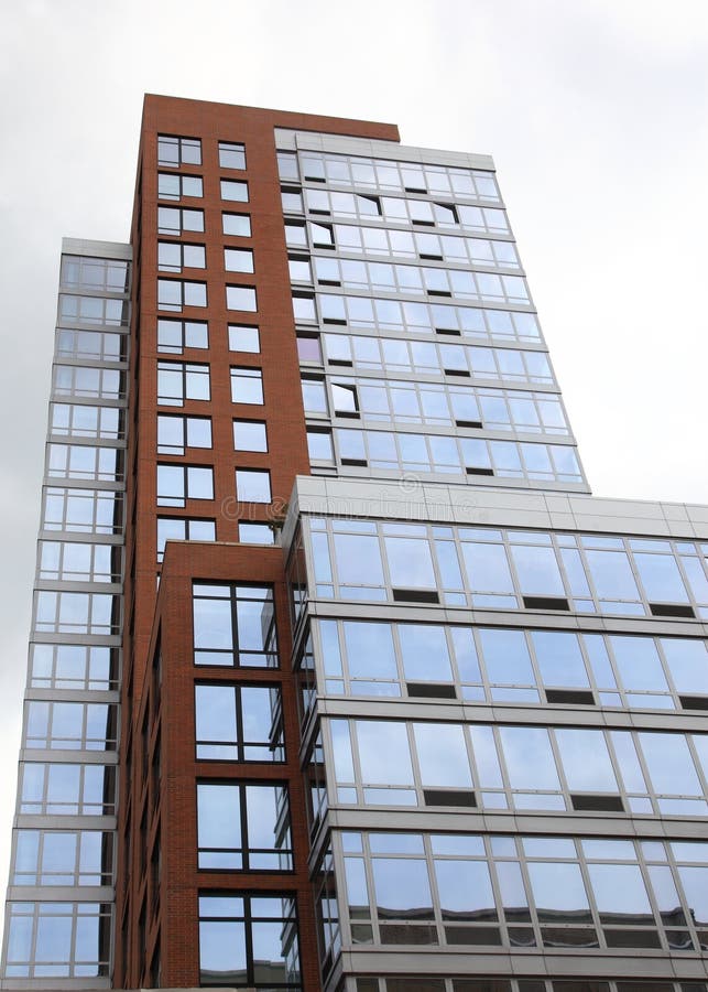 Reflective Building stock image. Image of windows, endless - 3510257