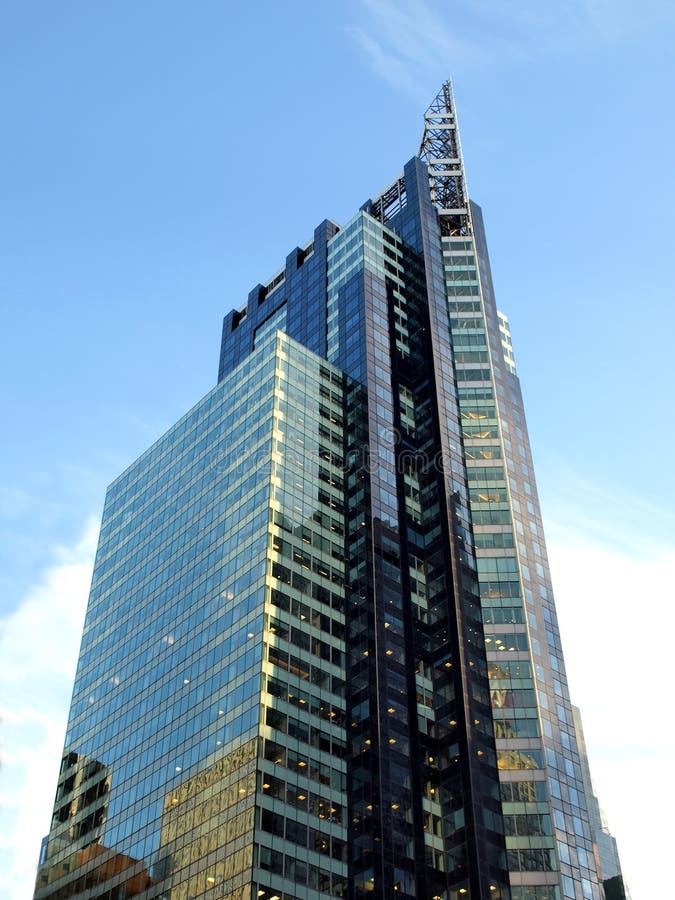Reflective Building stock image. Image of clouds, executive - 11821593