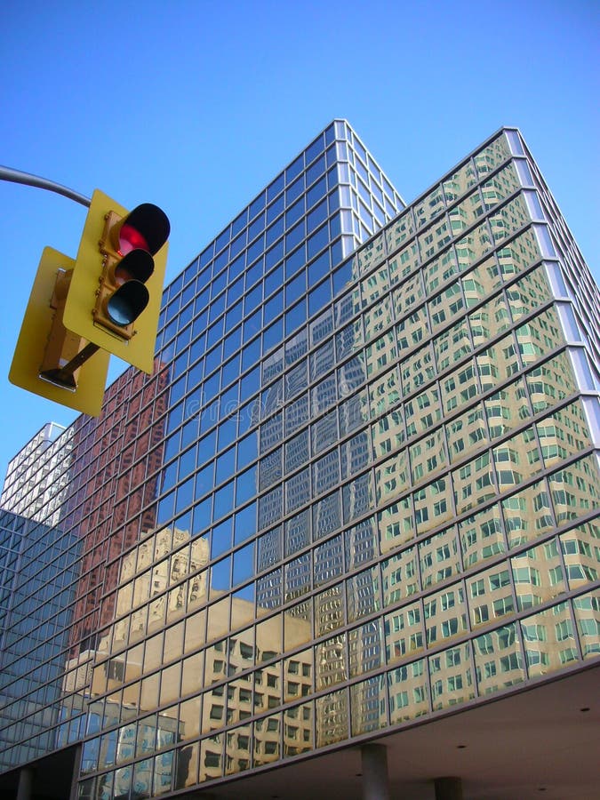 Reflective building stock photo. Image of square, offices - 7571658
