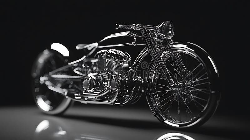 Reflective Chrome Custom Motorcycle: a Stunning Display of Engineering ...