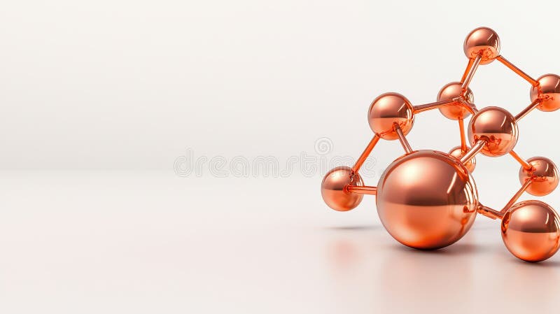 Reflective Copper Spheres, a Study of Light and Texture on White ...