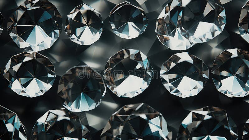 Reflective Diamond Metal Texture Stock Illustration - Illustration of ...