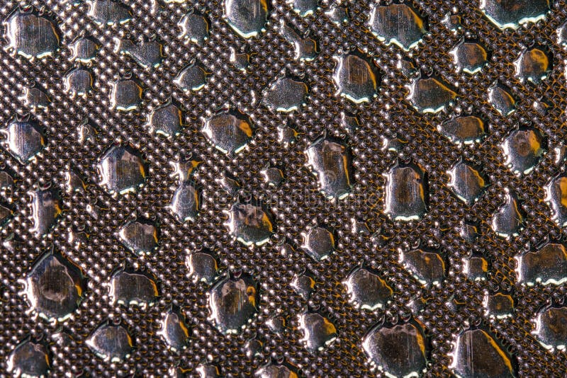 Reflective Fabric Material Texture Stock Photo - Image of pattern ...