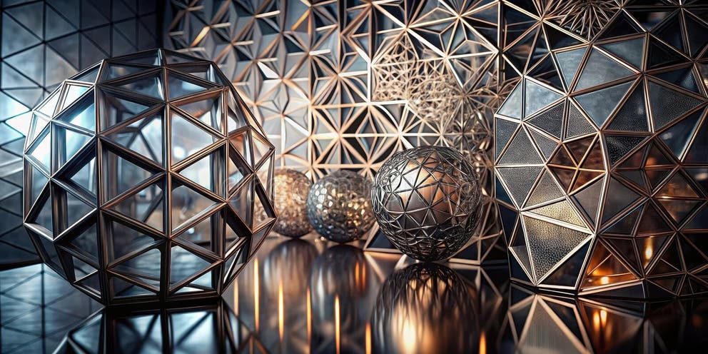 Reflective Geometric Forms Stock Illustrations – 4,547 Reflective ...