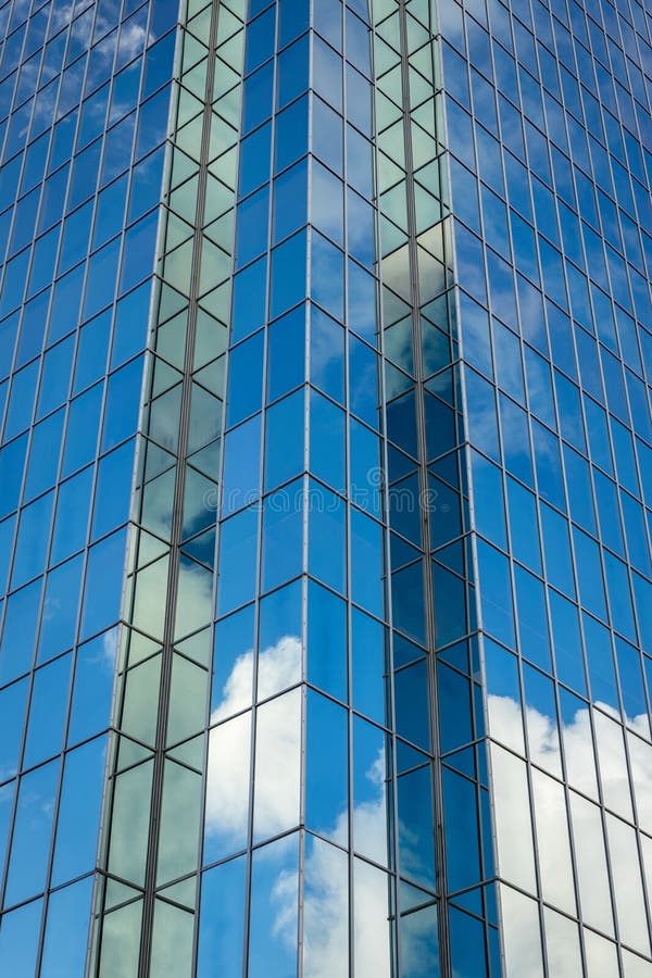 Reflective Glass Building stock image. Image of urban - 90837425